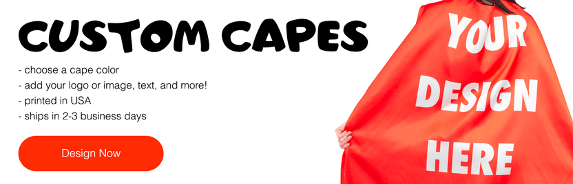 Custom Capes! Buy Custom Printed Personalized Superhero Capes – Capes.com